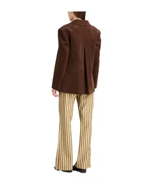 GANNI Minimalist Corduroy Blazer