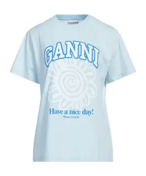 GANNI Printed Short-sleeve T-shirt
