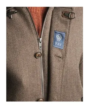 FAY Corduroy-collar Lobster-clasp Bomber Jacket