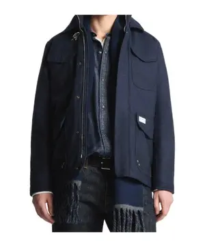 FAY Field Jacket In Wool Twill