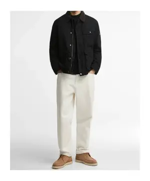 Barbour Corduroy-collar Multi-pocket Jacket