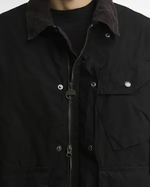 Barbour Corduroy-collar Multi-pocket Jacket