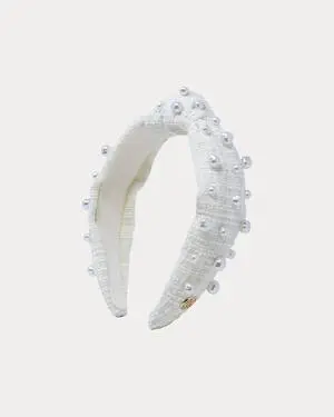 Lilly Pulitzer® Slim Knot Embellished Headband - Coconut