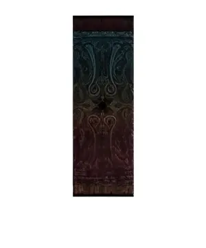 PIERRE-LOUIS MASCIA Rectangular-shape Scarf - Brown/multicolor