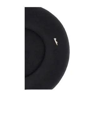 Borsalino Pompom-detail Wool Beret
