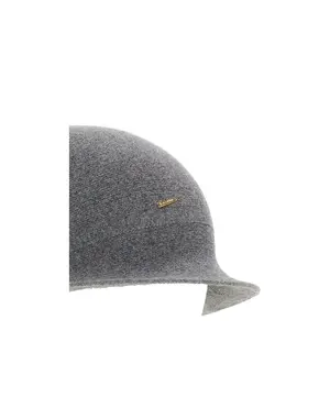 Borsalino Angelina Cloche Logo-plaque Hat
