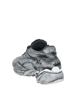MAISON MARGIELA Low-top Sneakers In Metallic Finish