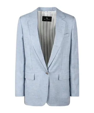 Etro Speckled Buttoned Blazer