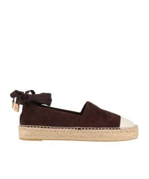 Tory Burch Suede Lace-up Espadrilles