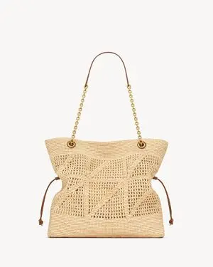 Saint Laurent Jamie Logo Plaque Shopping Bag