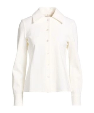Tory Burch Collared Long-sleeve Shirt - White