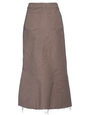 Rick Owens Solid-color A-line Skirt