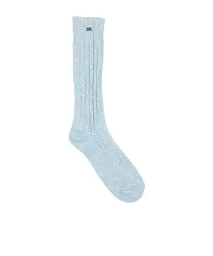 GANNI Metallic Mid-calf Socks