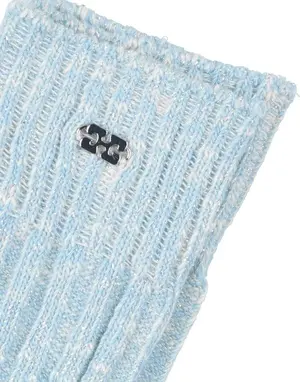 GANNI Metallic Mid-calf Socks