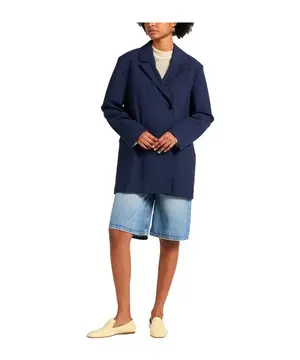 GANNI Minimalist Single-breasted Blazer