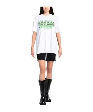 GANNI Solid Printed T-shirt