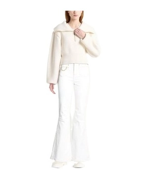 GANNI High-waisted Flared Denim Trousers