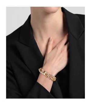 Tory Burch Chunky Curb-link Bracelet