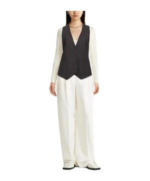 MAXCO. Max&co. Fitted Waistcoat With Pointed Hem