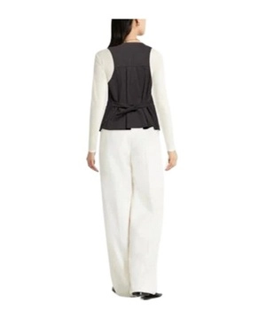 MAXCO. Max&co. Fitted Waistcoat With Pointed Hem