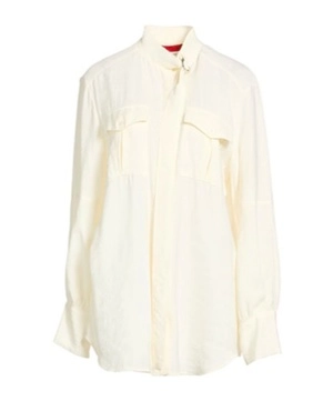 MAXCO. Max&co. Safari Shirt - White