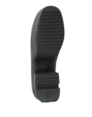 Rick Owens Leather Platform Slippers