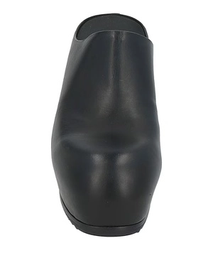 Rick Owens Leather Platform Slippers