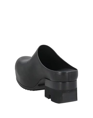 Rick Owens Leather Platform Slippers