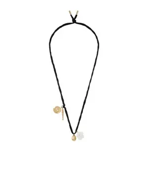 Givenchy Lucky Charms Necklace In Silk, Metal And Enamel - Aureus