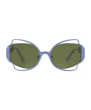 Marni Geometric Tinted Sunglasses - Green
