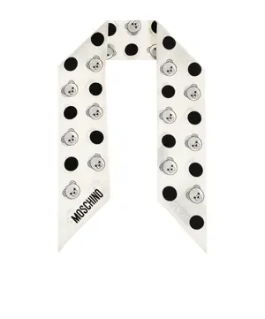 Moschino Print Polka Dot Scarf