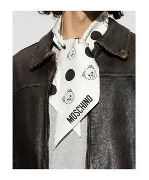 Moschino Print Polka Dot Scarf