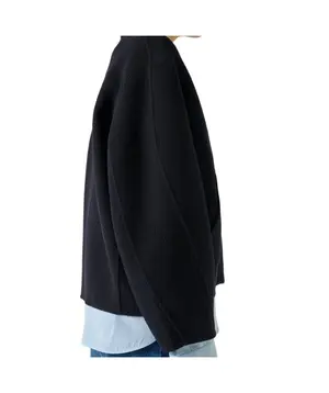 Soeur Short Coat With High Neck And Side Pockets