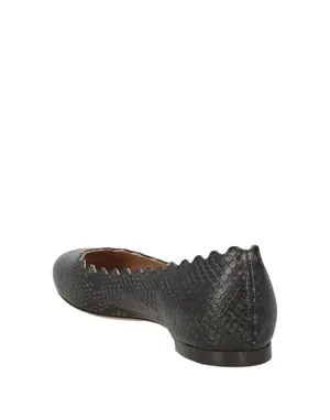 Chloé Snake-effect Ballet Flats