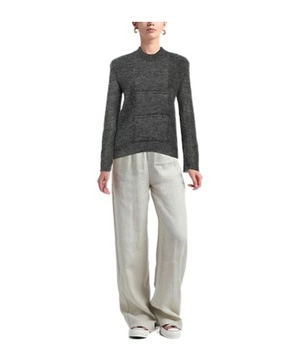 Max Mara Solid Long Sleeve Knit Sweater