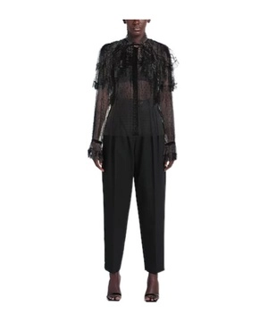 Dolce & Gabbana Lace Ruched Blouse