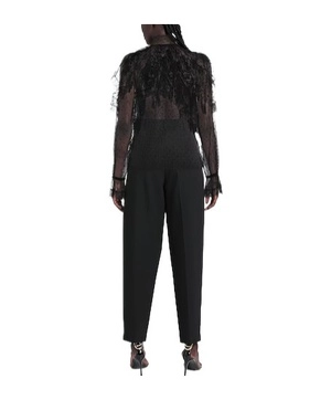 Dolce & Gabbana Lace Ruched Blouse