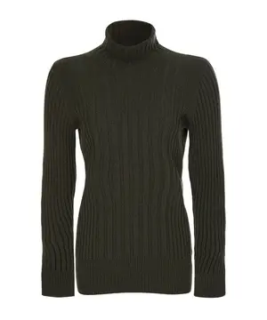 MAISON MARGIELA Ribbed Turtleneck Sweater
