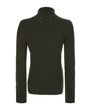 MAISON MARGIELA Ribbed Turtleneck Sweater