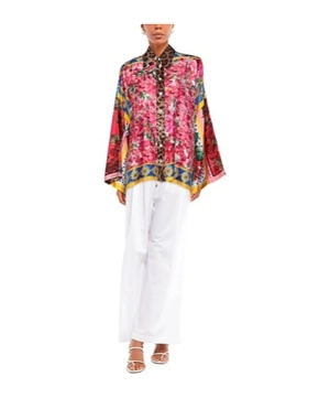Dolce & Gabbana Floral Print Twill Shirt