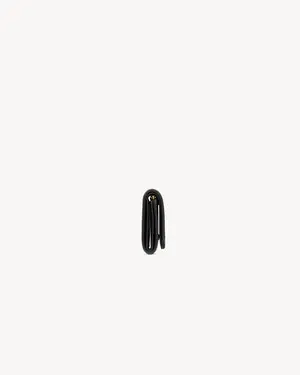 Saint Laurent Niki Portefeuille Fin À Trois Volets En Cuir Vintage - Black
