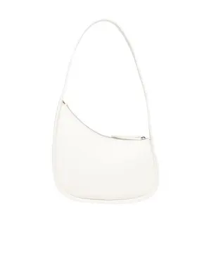 THE ROW Half Moon Logo Shoulder Bag - White