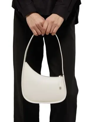 THE ROW Half Moon Logo Shoulder Bag