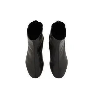 AQUAZZURA Round Toe Zip Up Ankle Boots