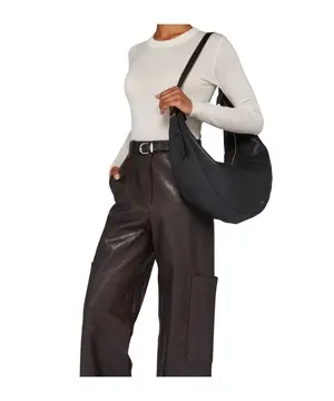 Khaite Lettering Detail Shoulder Bag