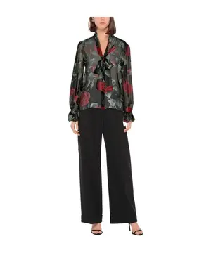 Dolce & Gabbana Bow-tie Floral Shirt
