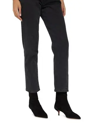 AQUAZZURA Pointed Toe Zip Up Ankle Boots