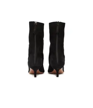 AQUAZZURA Pointed Toe Zip Up Ankle Boots