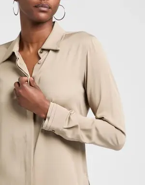 Max Mara Solid Long-sleeve Shirt