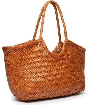 Dragon Diffusion Mediumsize Handwoven Rattan Bag